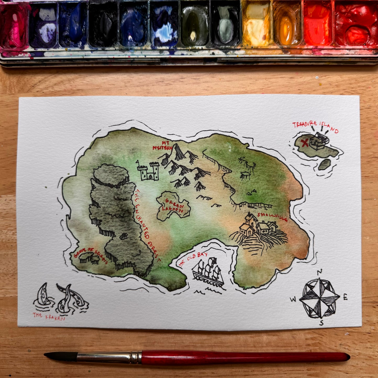 Treasure Map – Art With Lauren