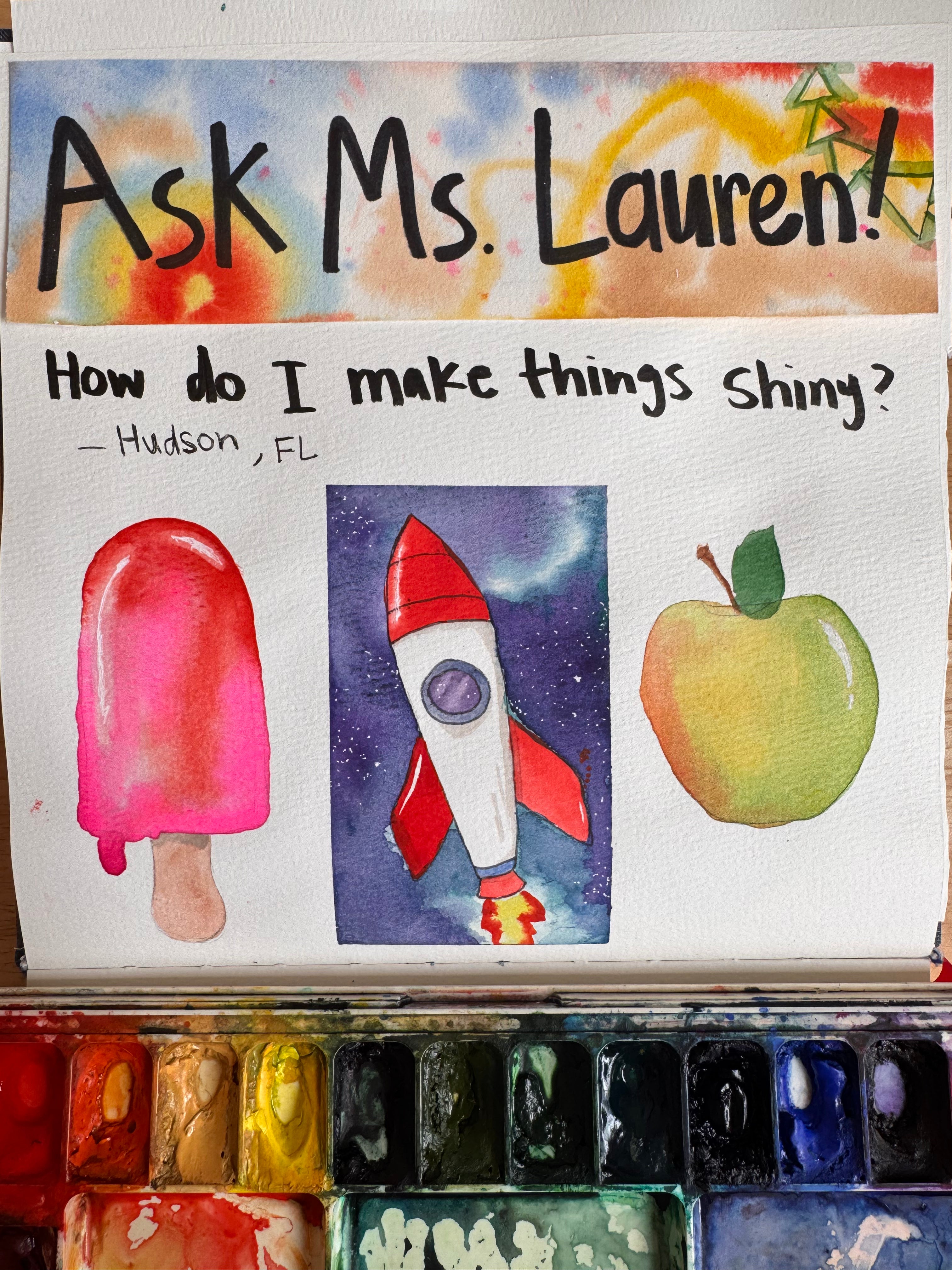 How to Make Things Look Shiny – Art With Lauren