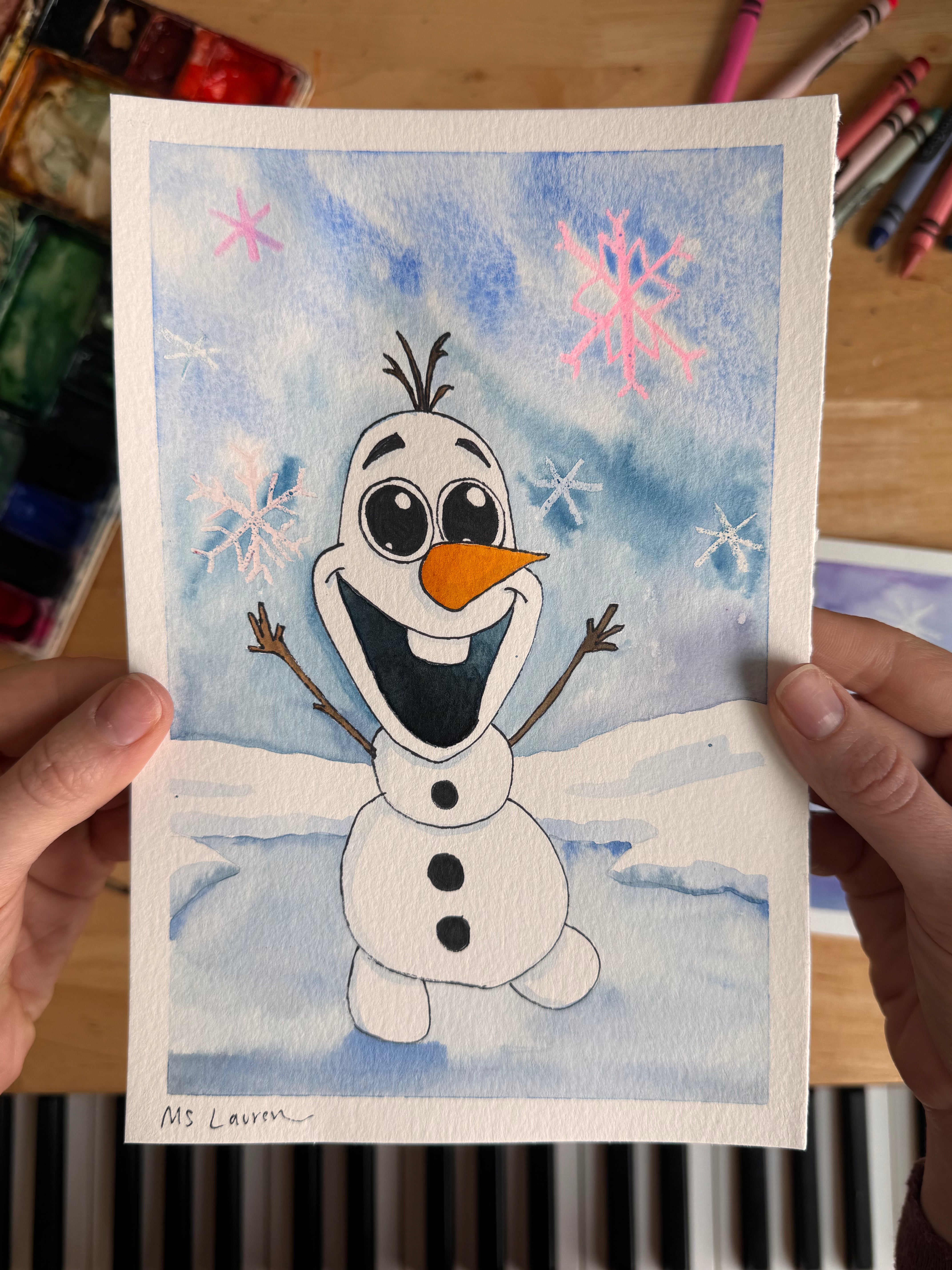 Olaf – Art With Lauren