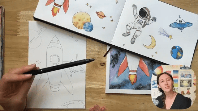 Rocket Ship – Art With Lauren